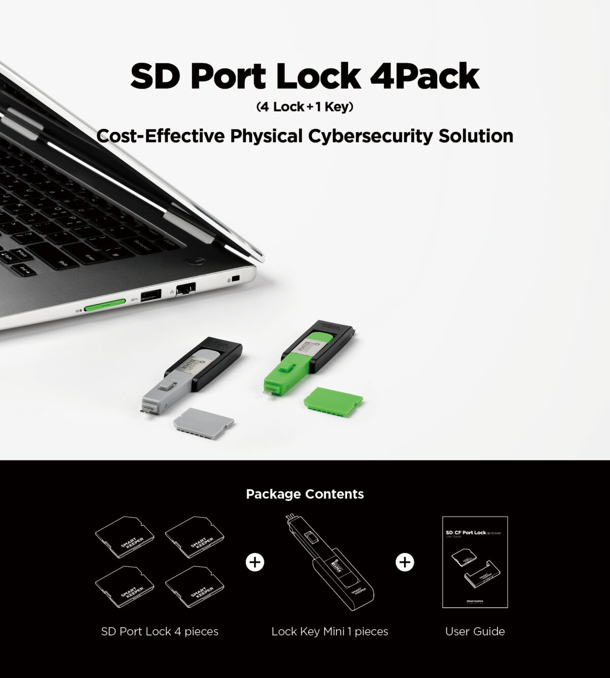 Smart Keeper SD Port Locks with Key | SmartKeeper