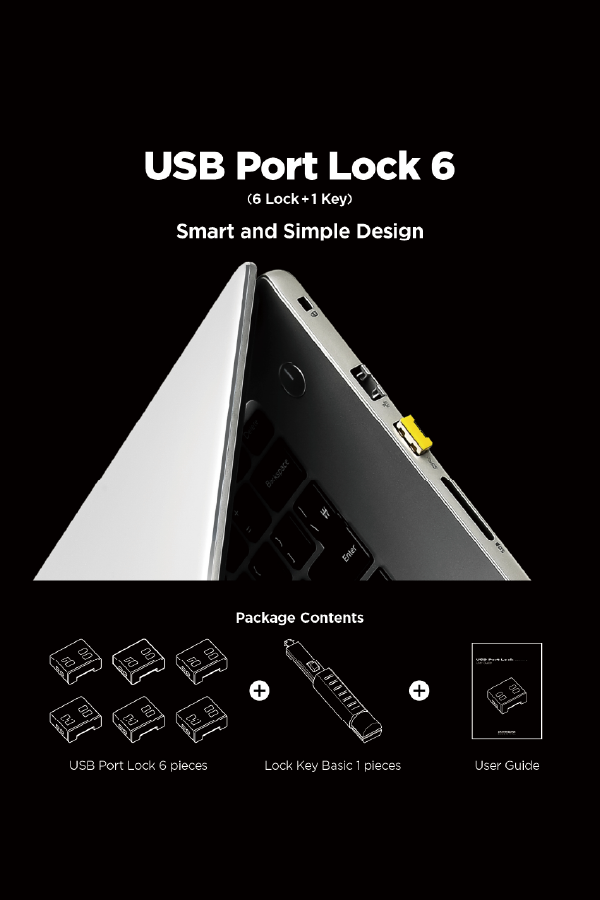Smart Keeper USB Port Locks Basic with Key | SmartKeeper