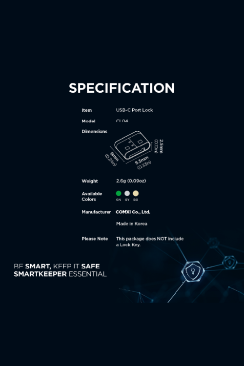Smart Keeper USB-C Port Lock | SmartKeeper
